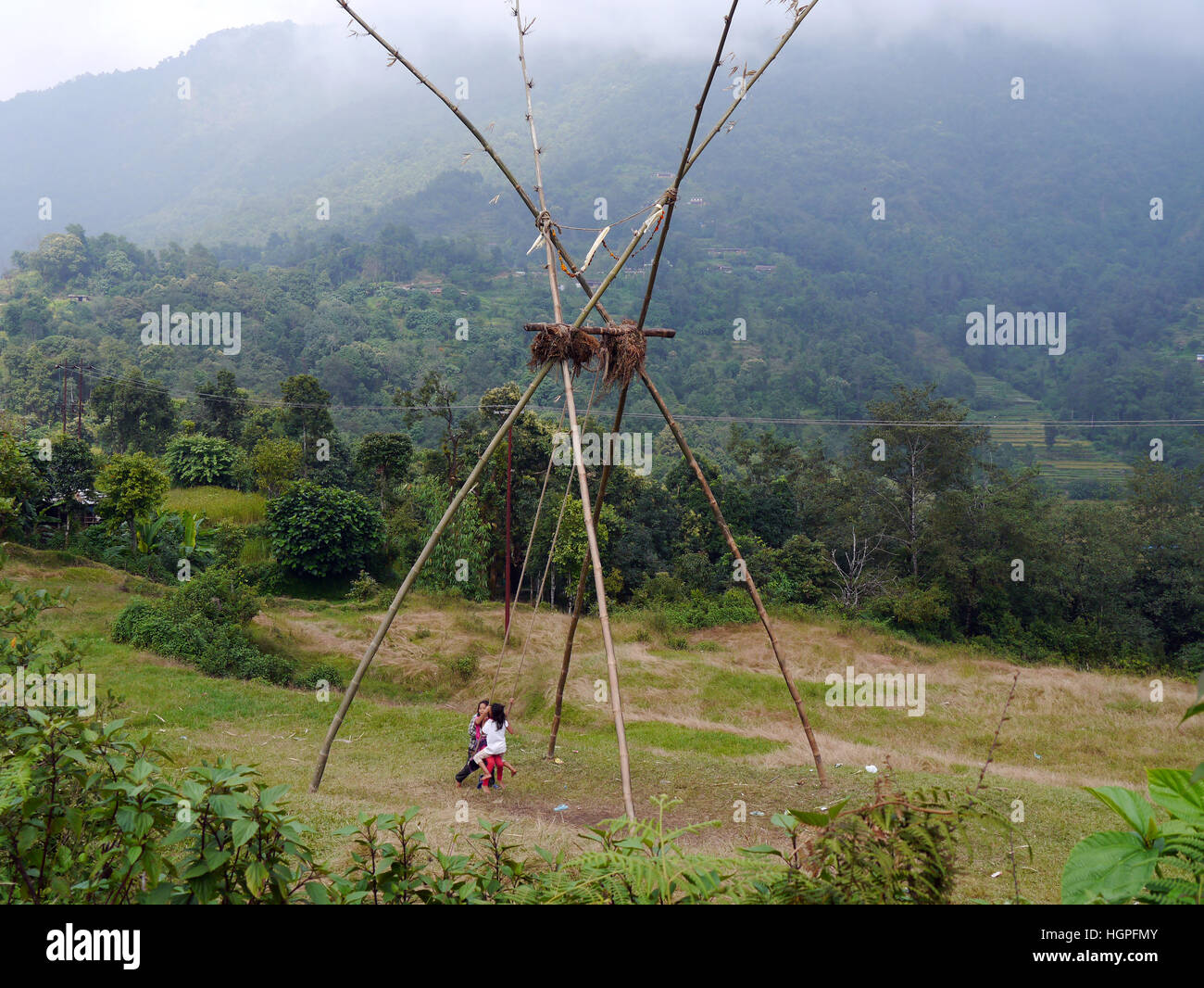 Dashain hi-res stock photography and images - Alamy