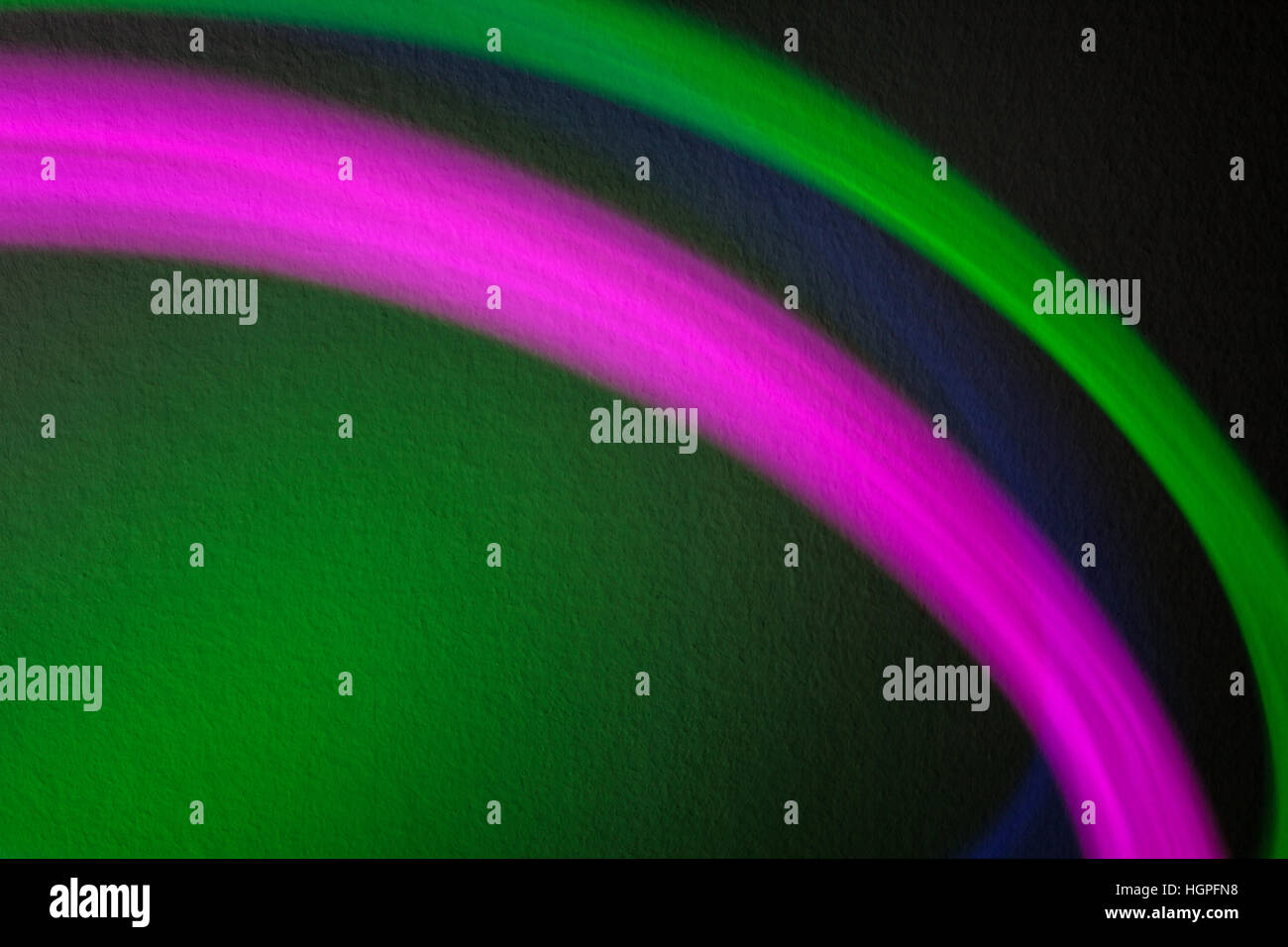 Lighting effects of colorful lights in front of wall Stock Photo - Alamy