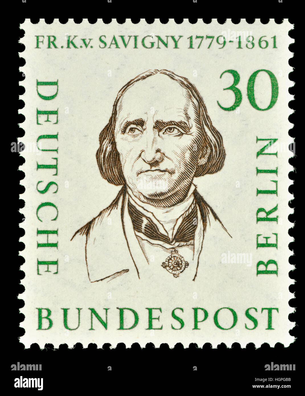 German berlin postage stamp 1957 hi-res stock photography and images ...