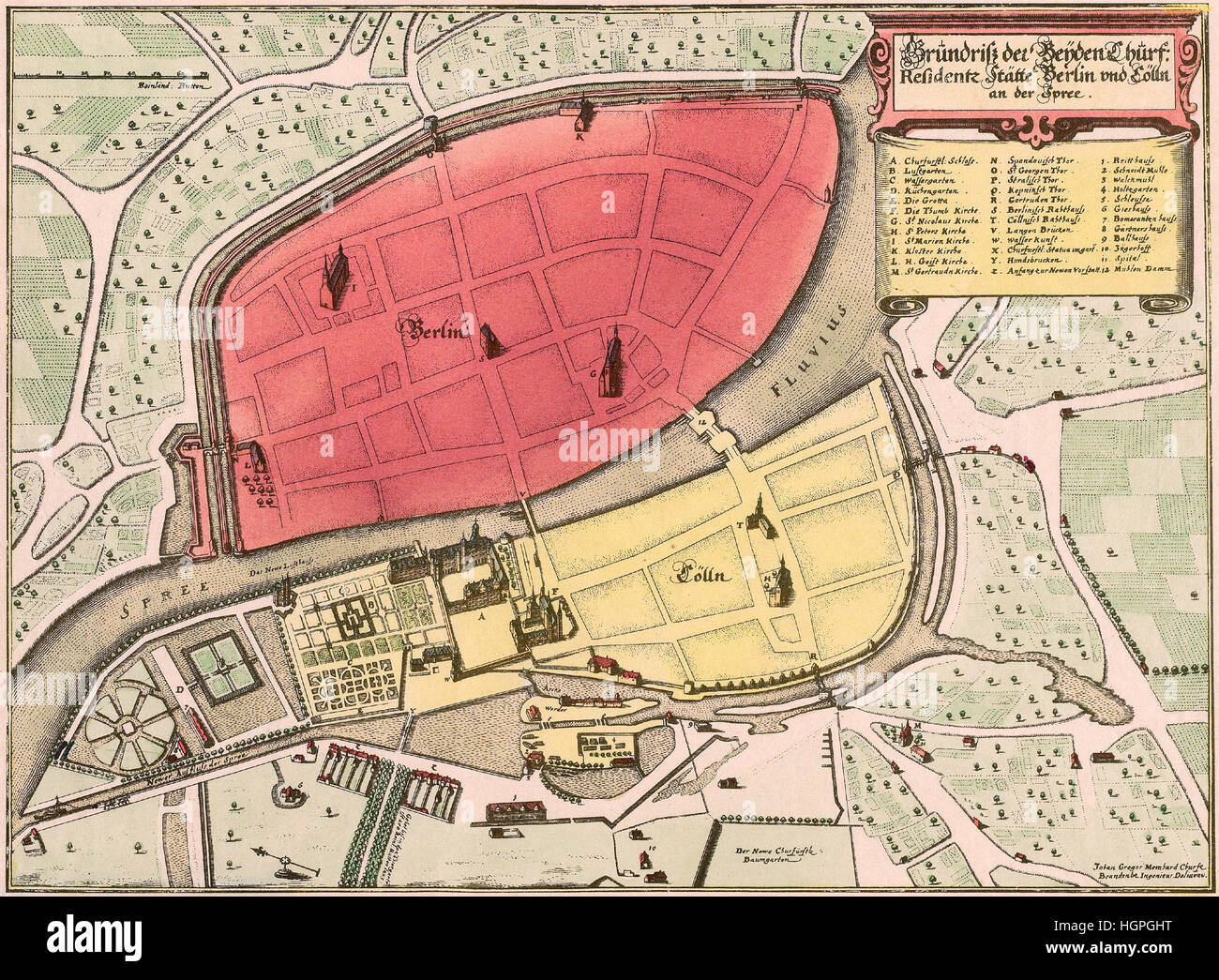 Berlin map hi-res stock photography and images - Alamy
