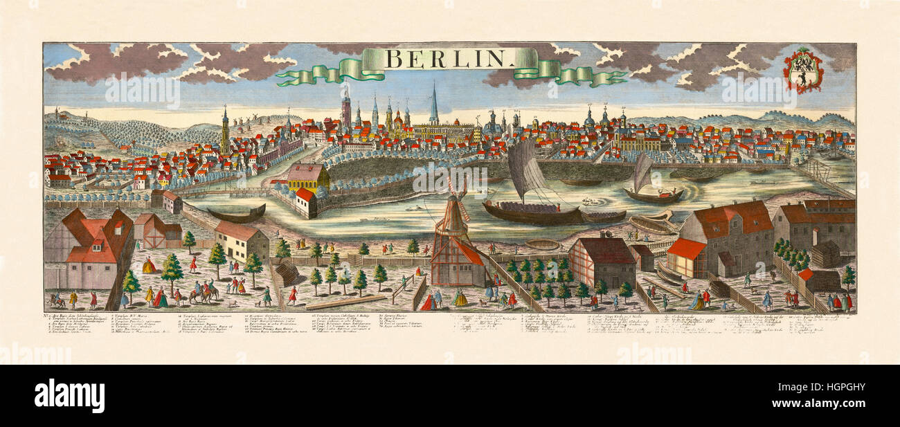 Map of berlin hi-res stock photography and images - Alamy