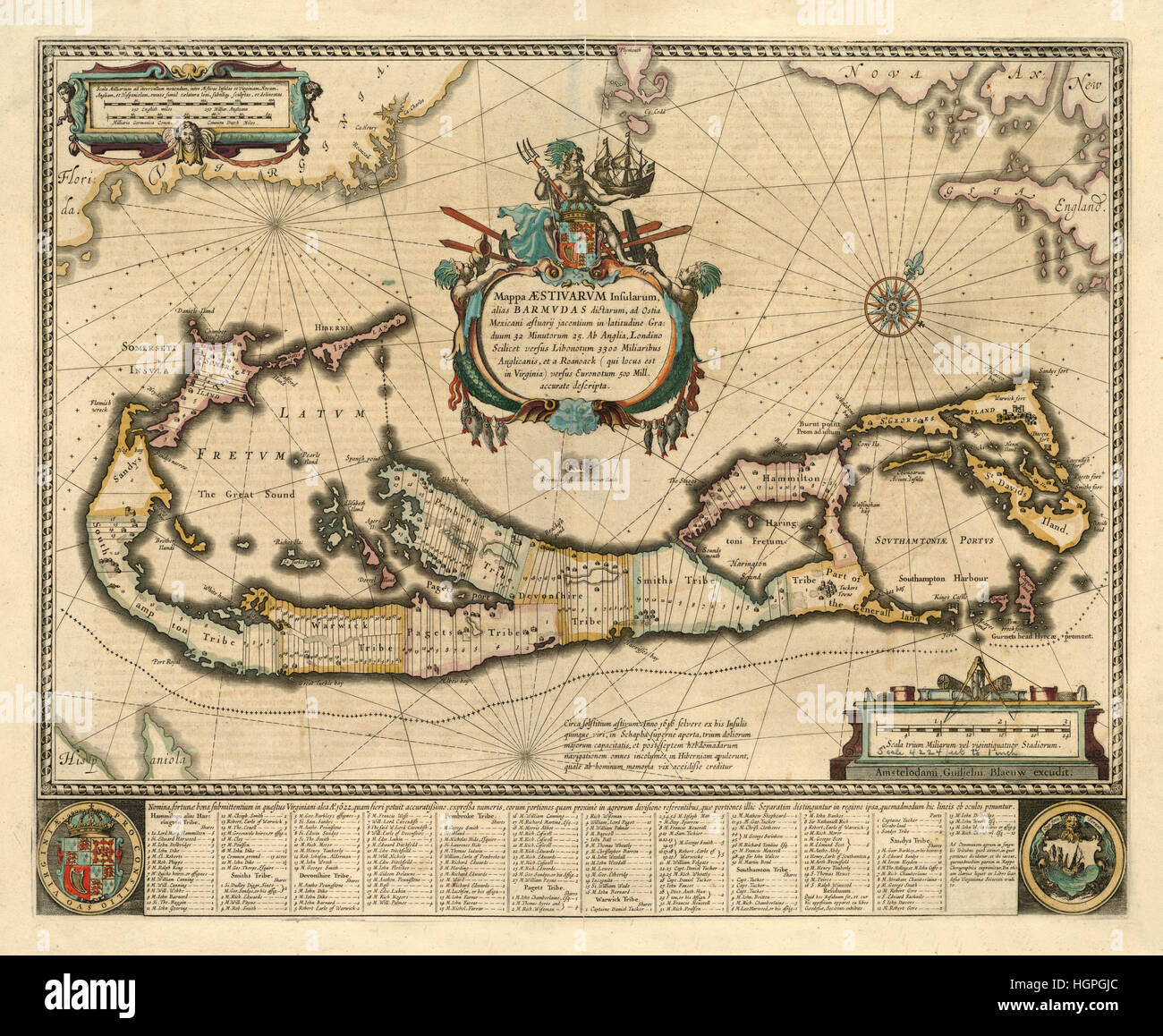 Bermuda map hi-res stock photography and images - Alamy