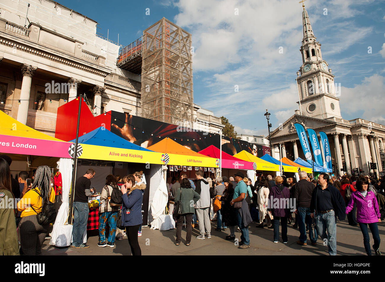 Africa On The Square at Trafalgar Square, London. Annual event ...