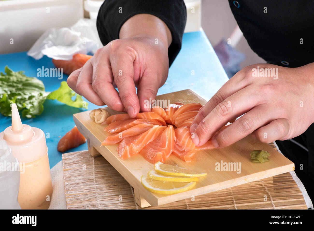 Plating up hi-res stock photography and images - Alamy
