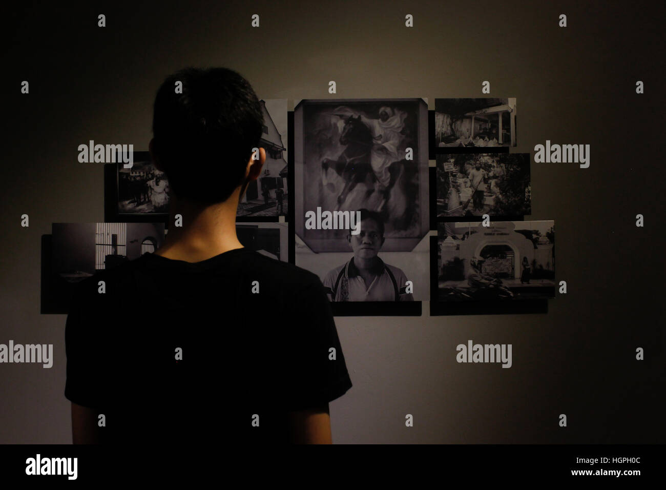 Someone Looking at Pictures Stock Photo - Alamy