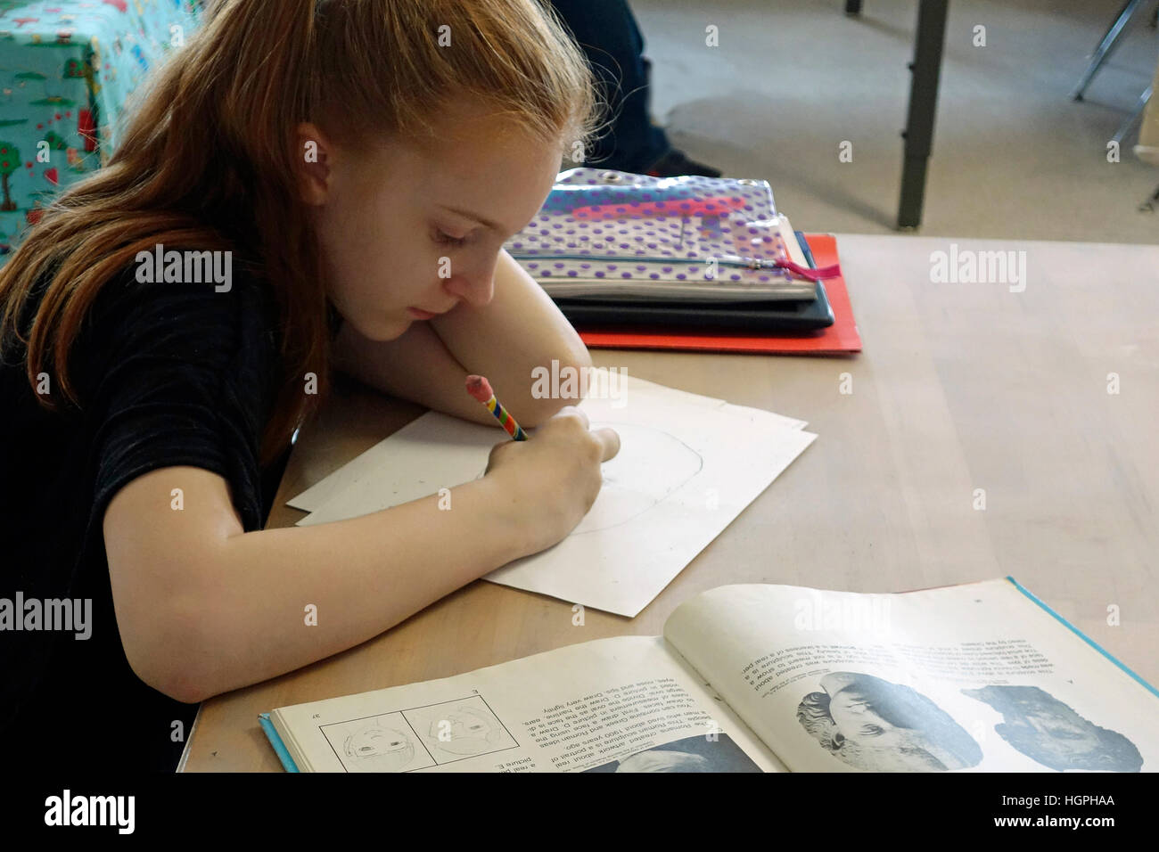 6th Grade Girl High Resolution Stock Photography and Images - Alamy