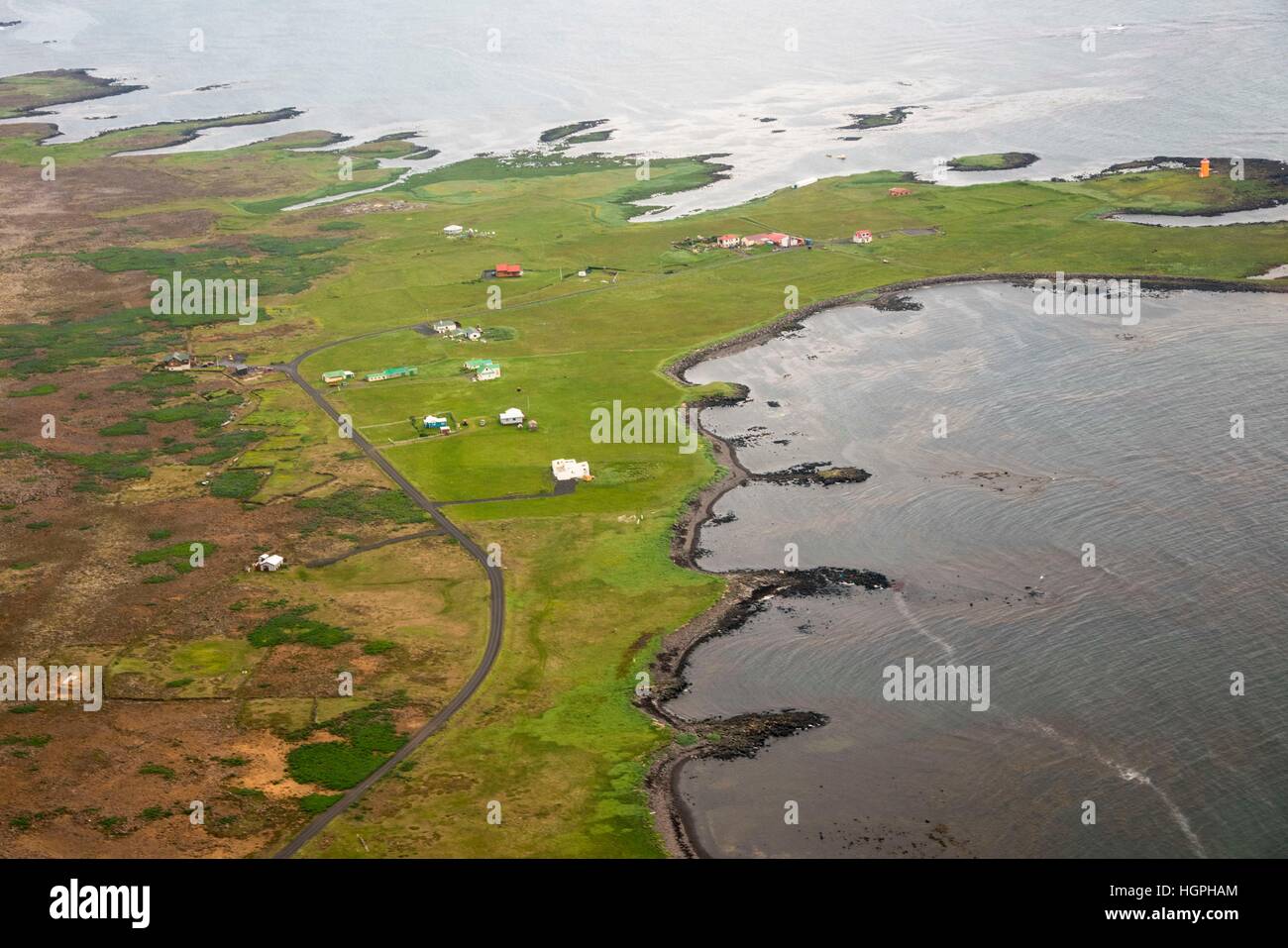 Aerial view of Iceland Stock Photo - Alamy