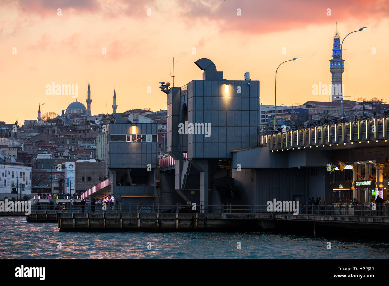 Bosphorus galata bridge hi-res stock photography and images - Alamy