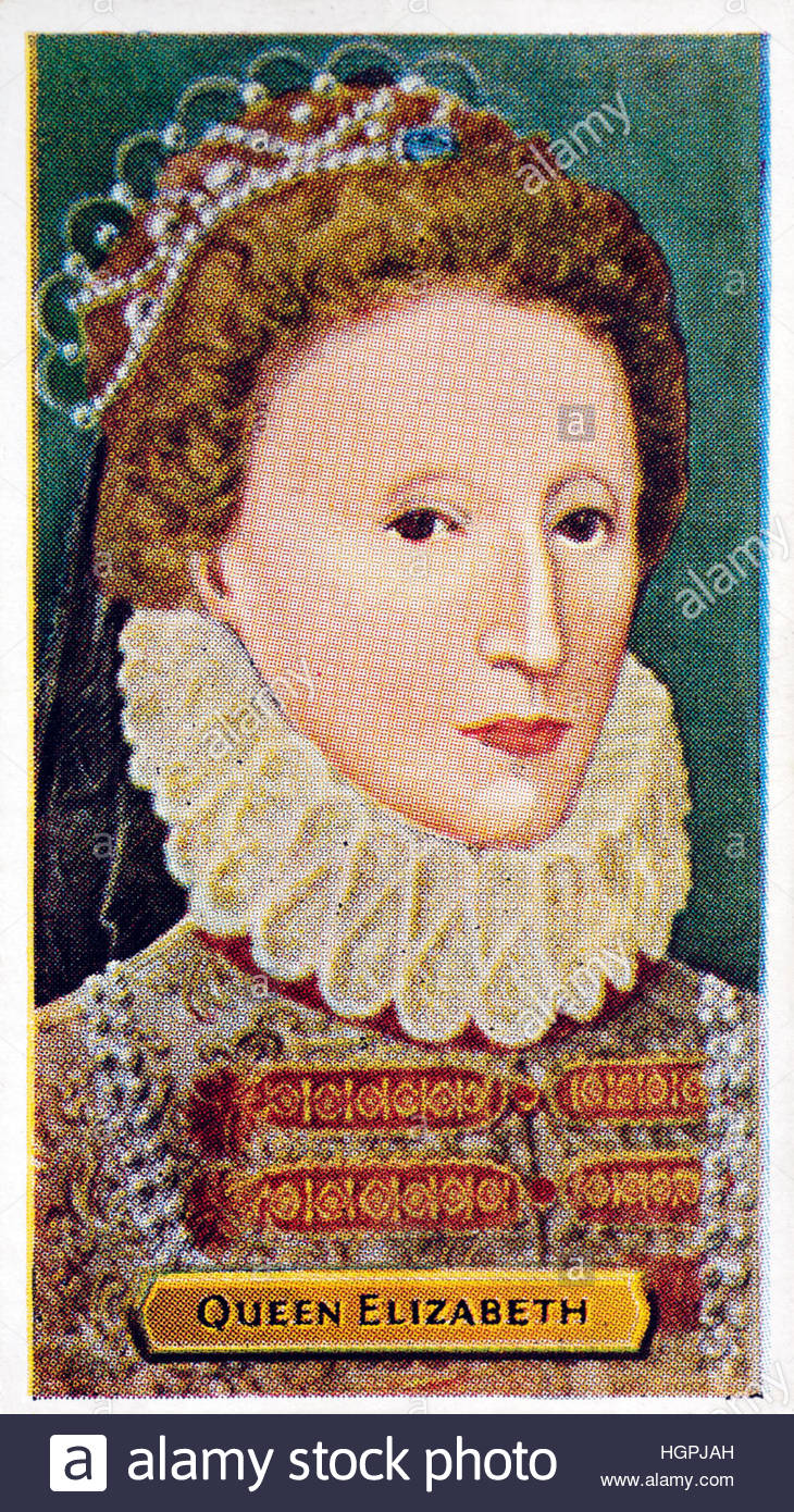 Queen Elizabeth the 1st of England, 1533 – 1603, Queen of England and ...