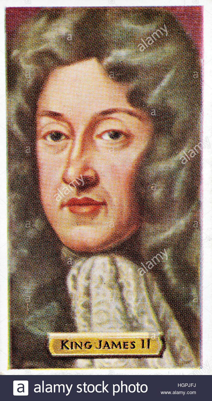 King James 2nd, 1633. – 1701, King of England and Ireland and King ...