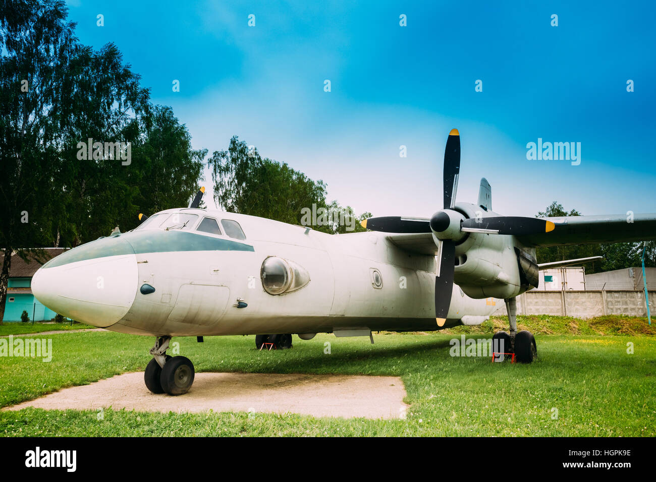 Old Soviet Plane Aircraft Airplane Stock Photo - Alamy