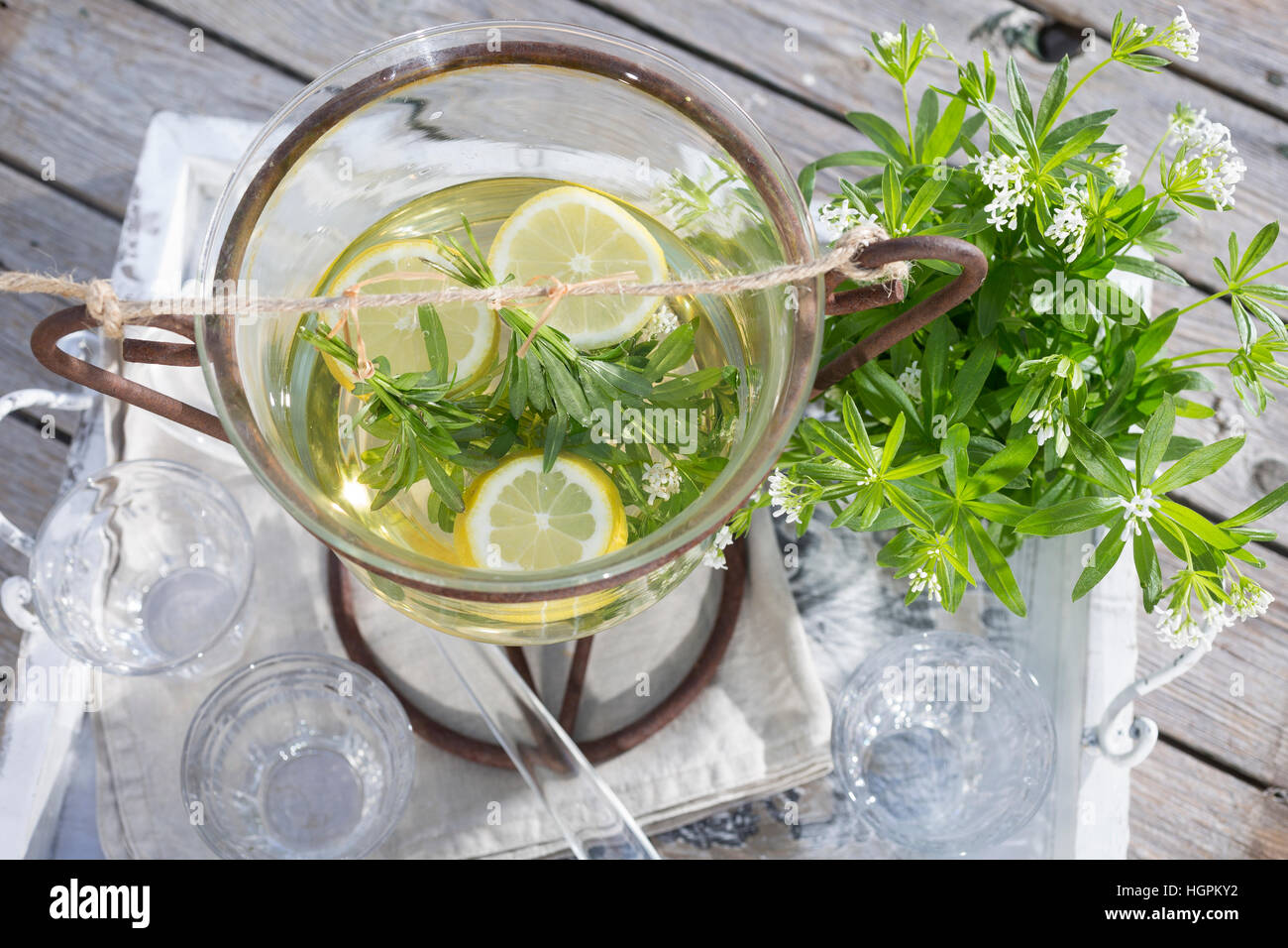 Waldmeisterbowle hi-res stock photography and images - Alamy