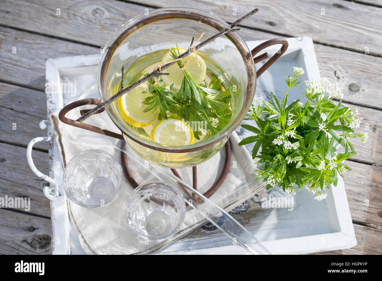 Waldmeisterbowle hi-res stock photography and images - Alamy