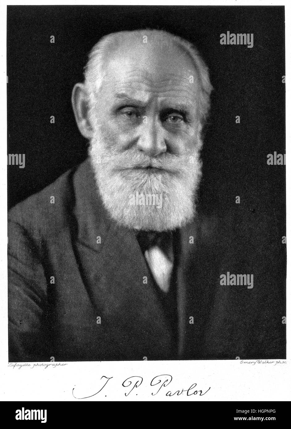IVAN PAVLOV (1849-1936) Russian physician about 1935. Photo: Lafayette ...