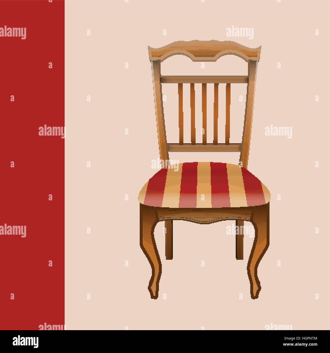 Vector vintage chair handmade retro design eps Stock Vector Image & Art ...