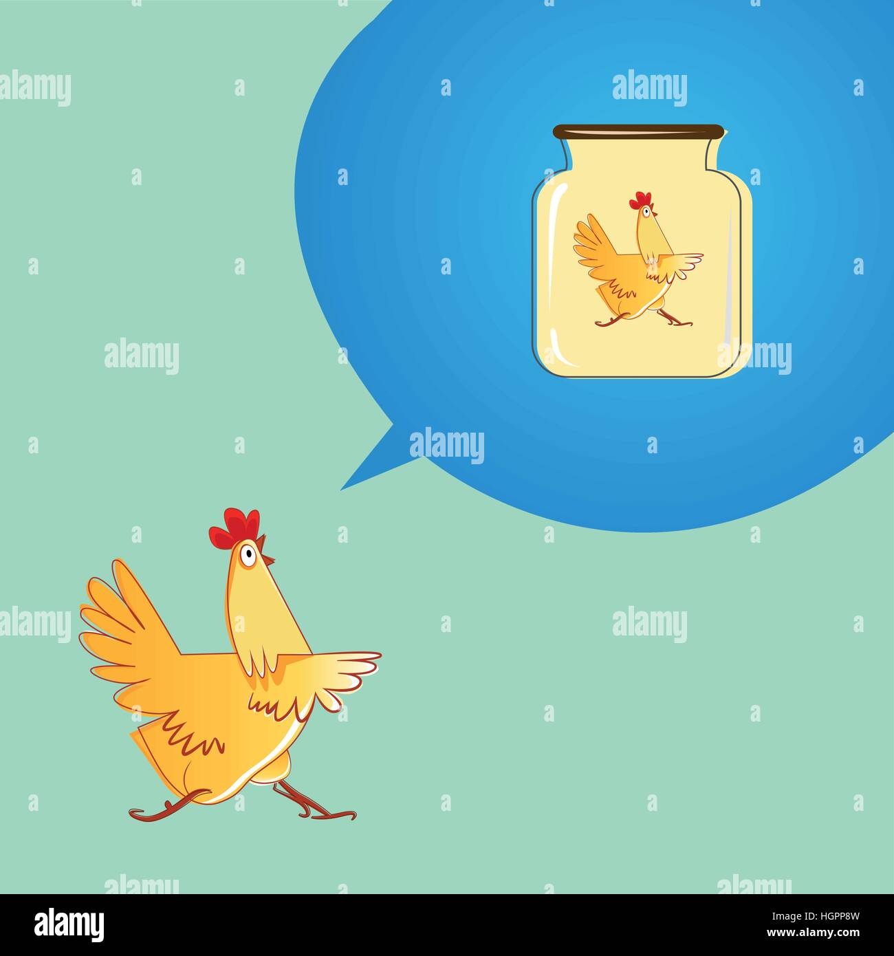 Vector illustration little chicken cartoon hi-res stock photography and ...
