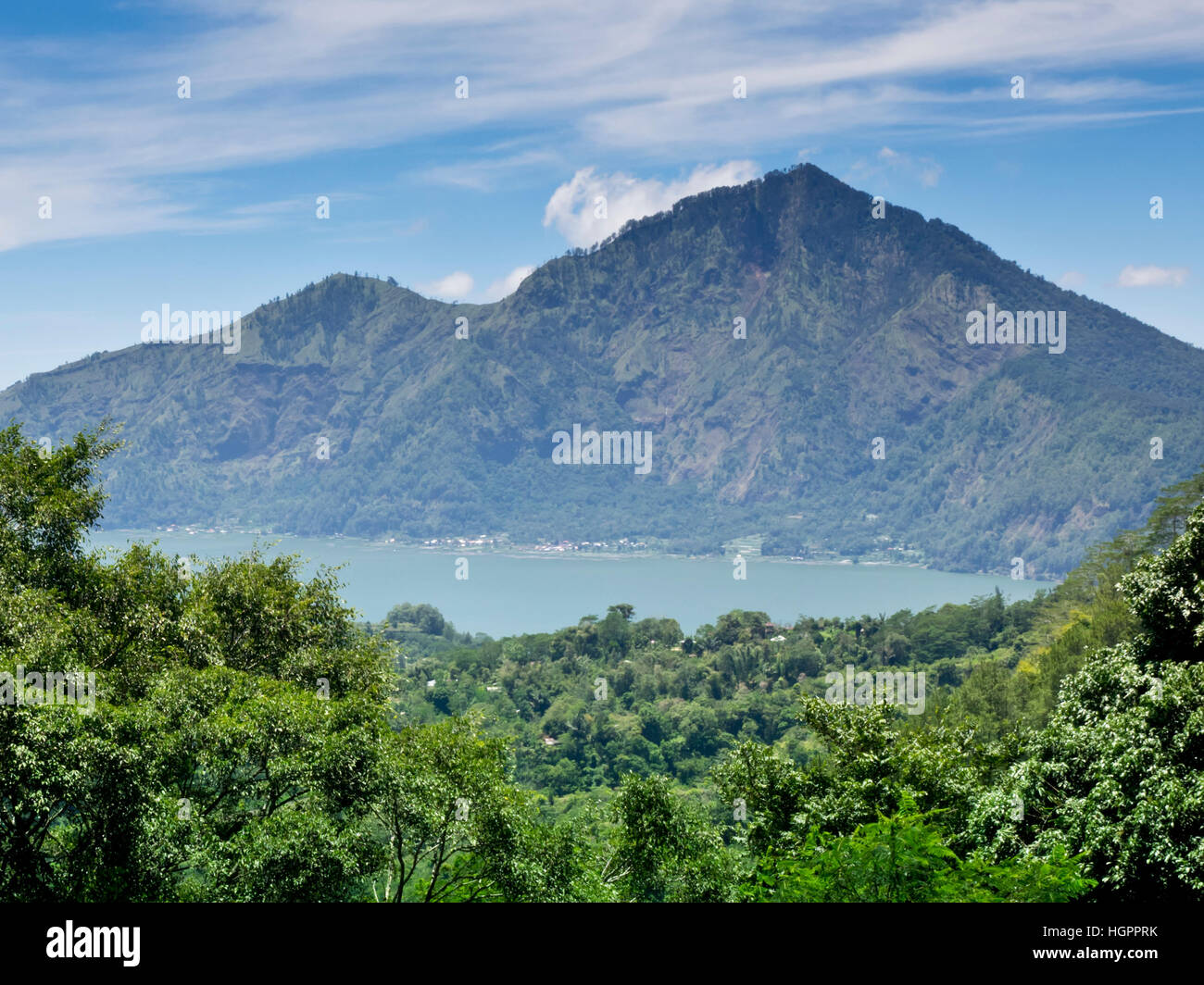 Vulkan Gunung Batur in Bali Stock Photo - Alamy