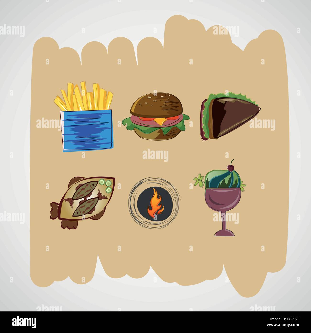 Sandwich salmon Stock Vector Images - Alamy