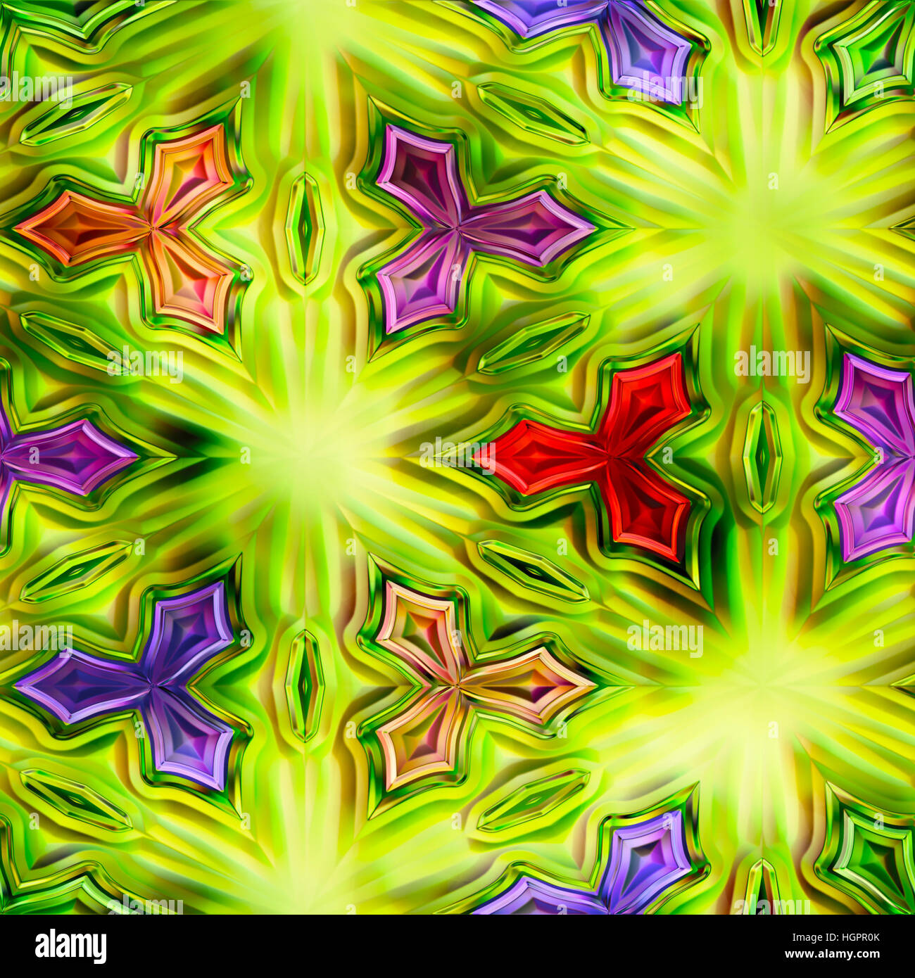 Seamless texture of abstract bright shiny colorful geometric shapes ...