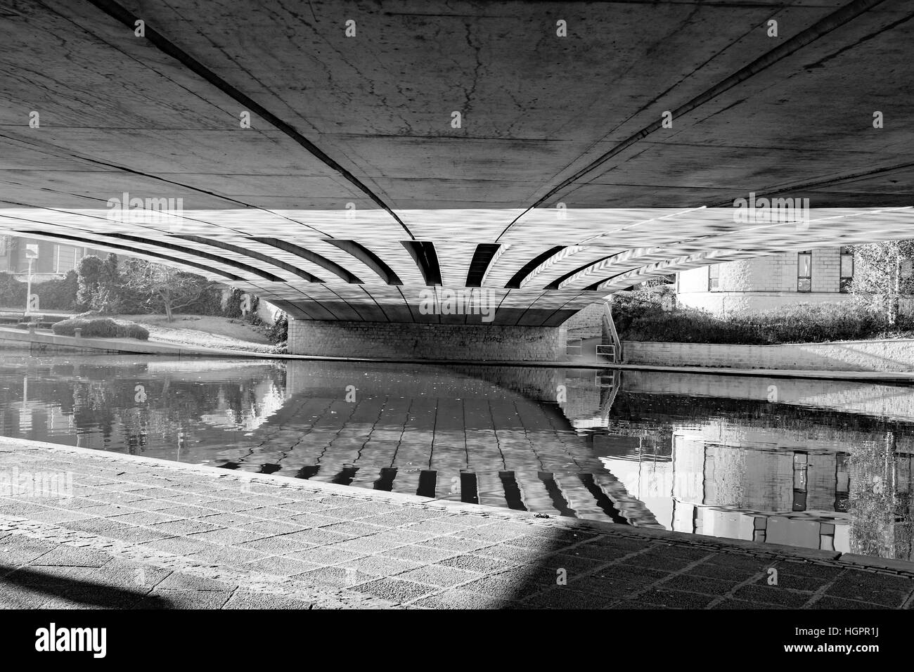 View under bridge Stock Photo - Alamy