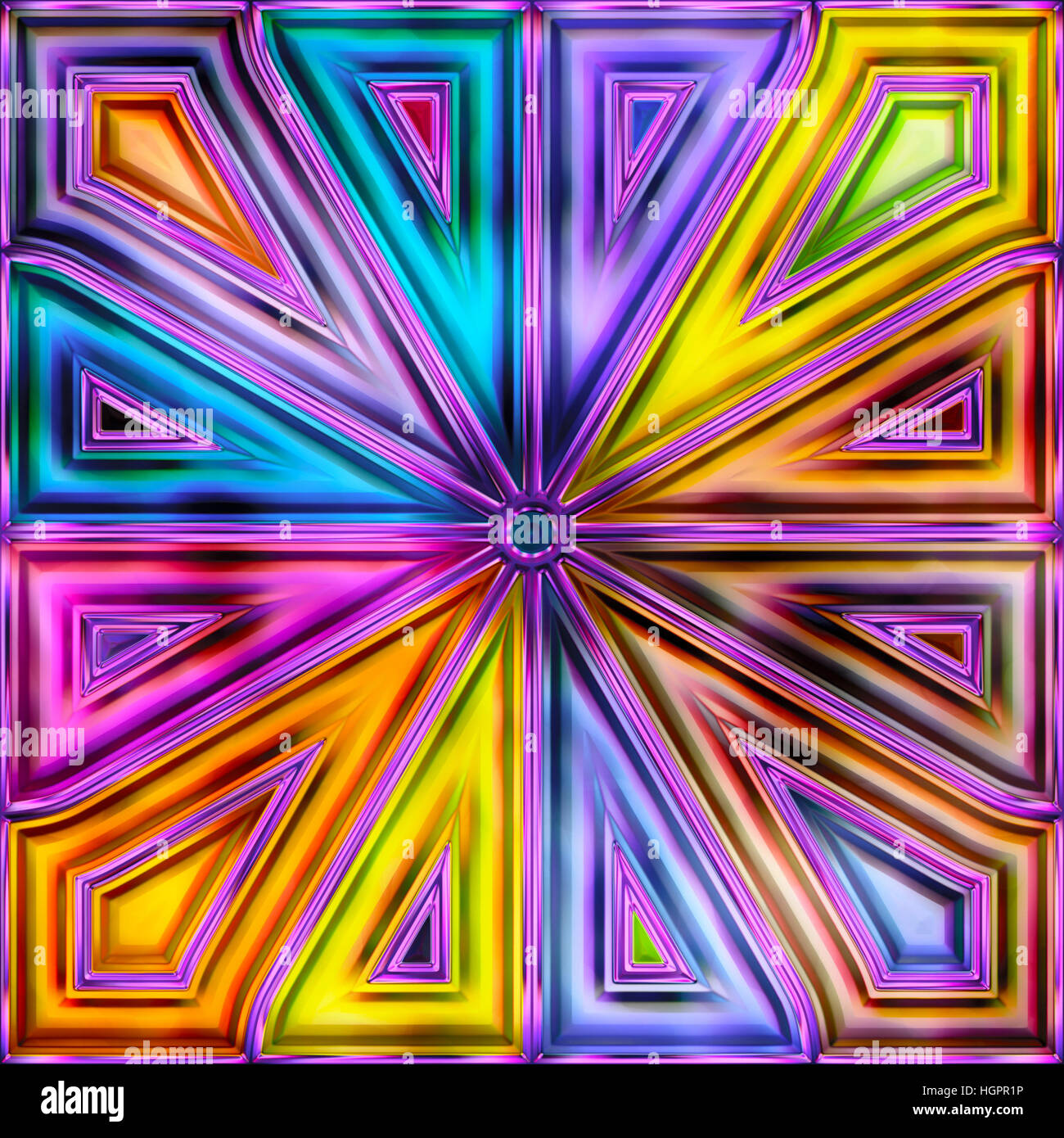 Seamless texture of abstract bright shiny colorful geometric shapes ...