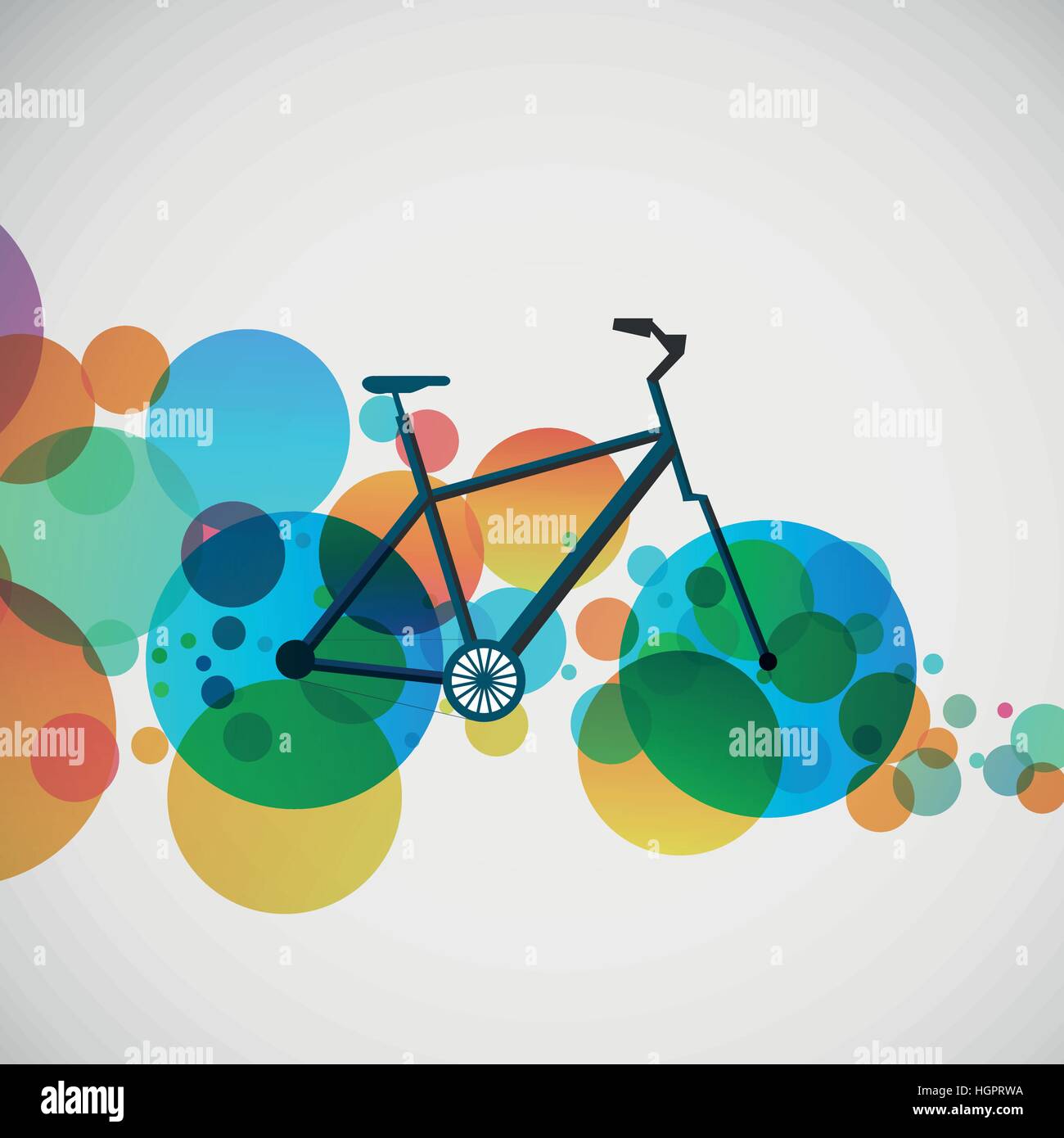 Cyclist background Stock Vector Images - Alamy