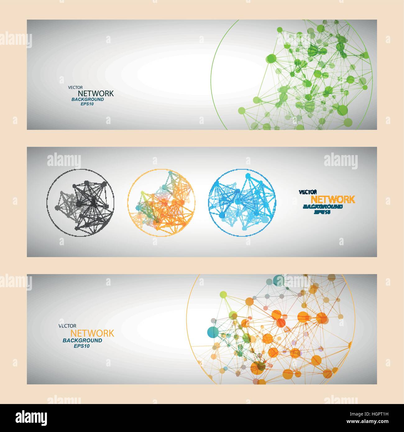 Vector Color Network Connection And Dna Atom Stock Vector Image And Art