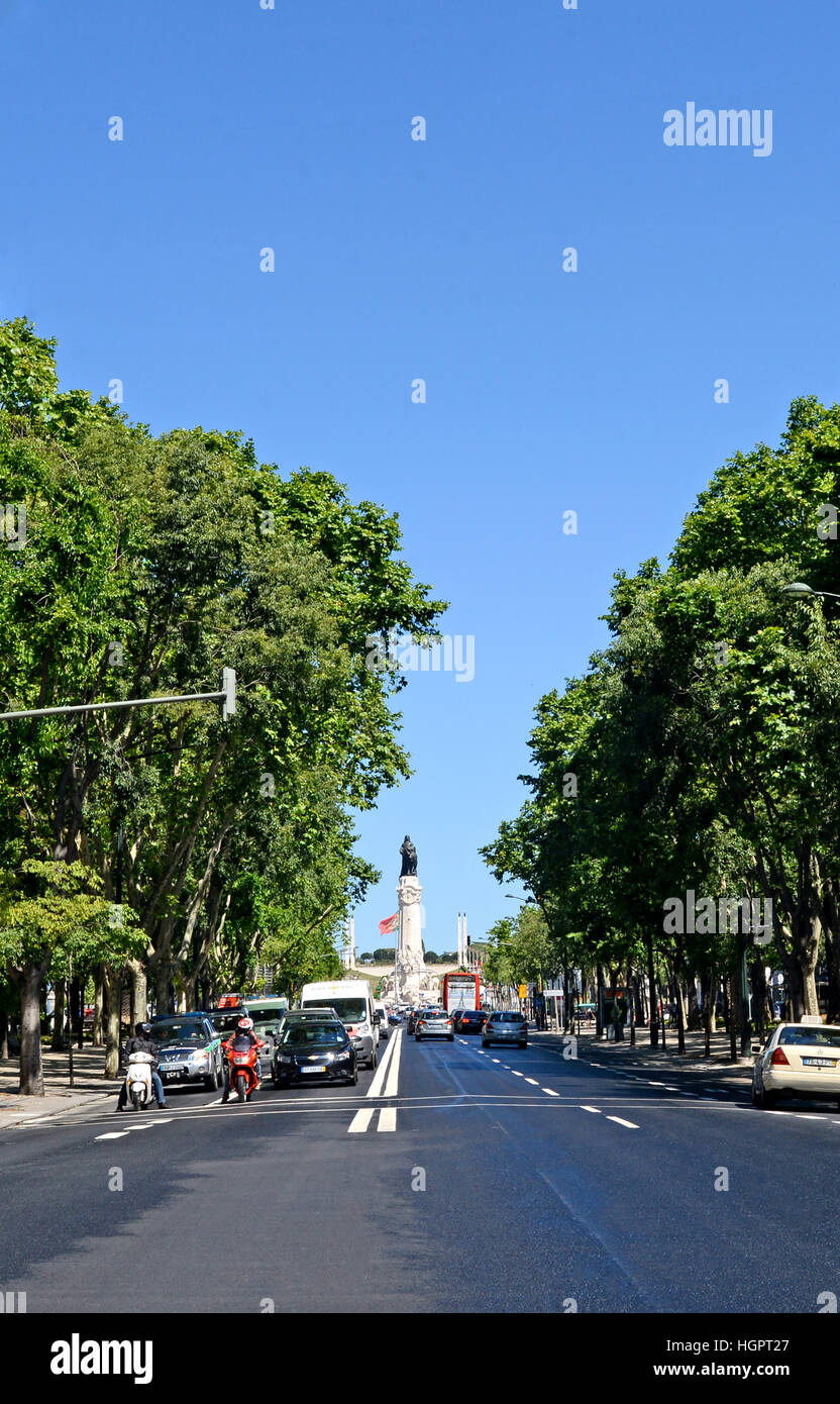 Avenida liberdade lisbon hi-res stock photography and images - Alamy