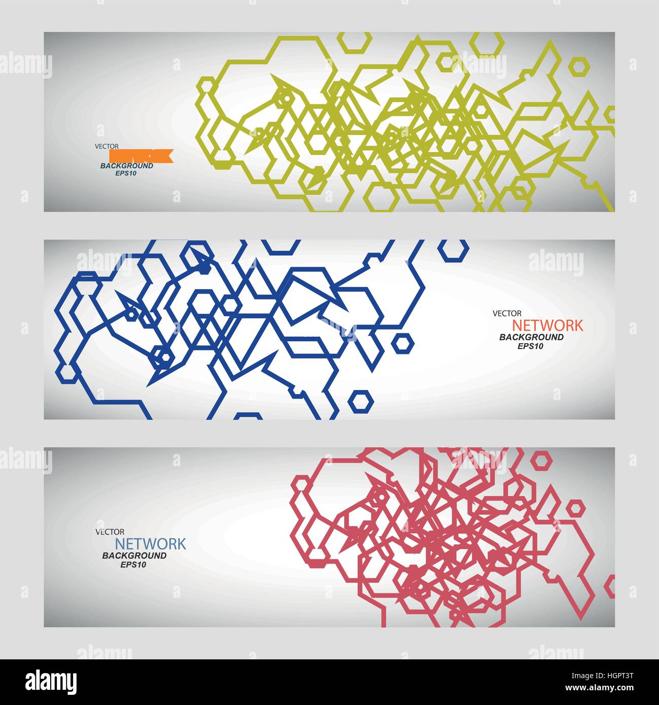Vector set three sets of abstract contour lines Stock Vector Image ...