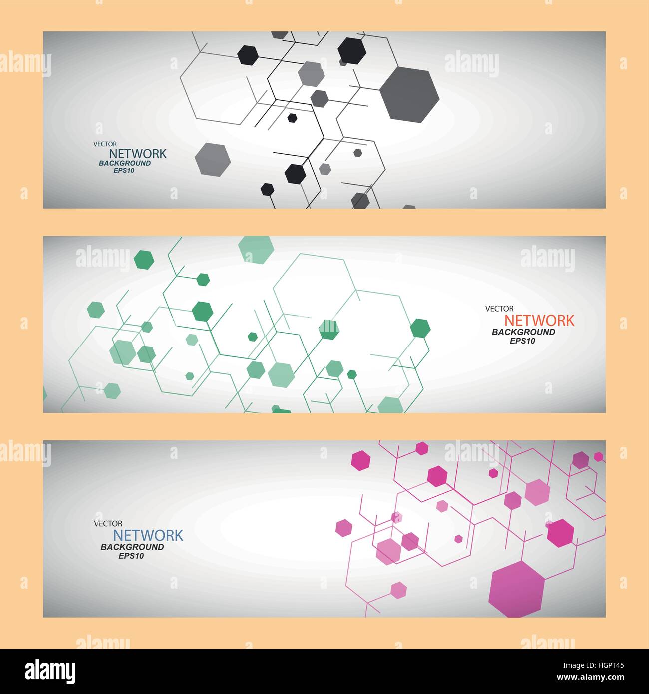 Vector color network connection and DNA atom Stock Vector Image & Art ...