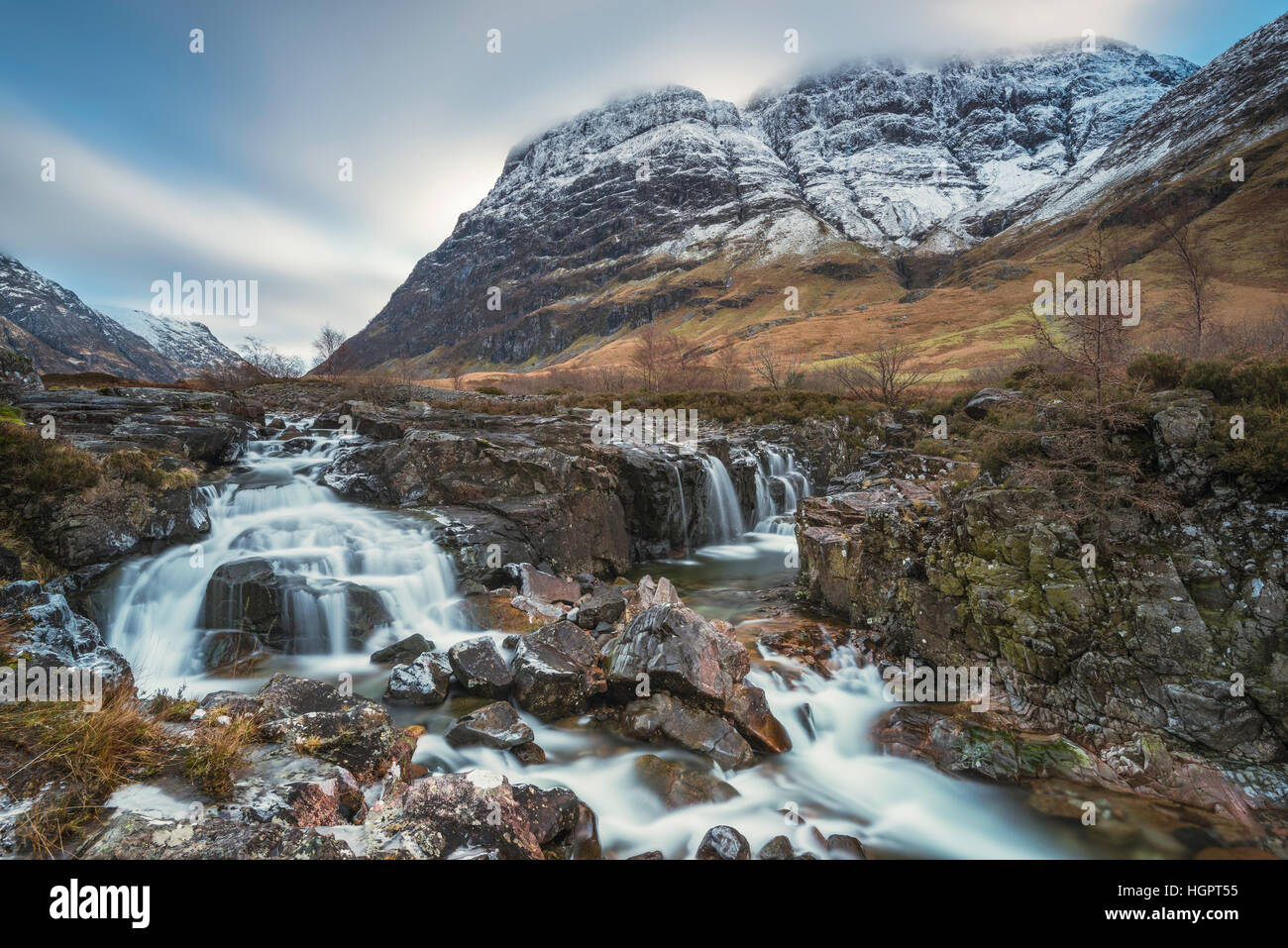 Clachaig Falls, Glencoe, Scotland, UK Stock Photo - Alamy