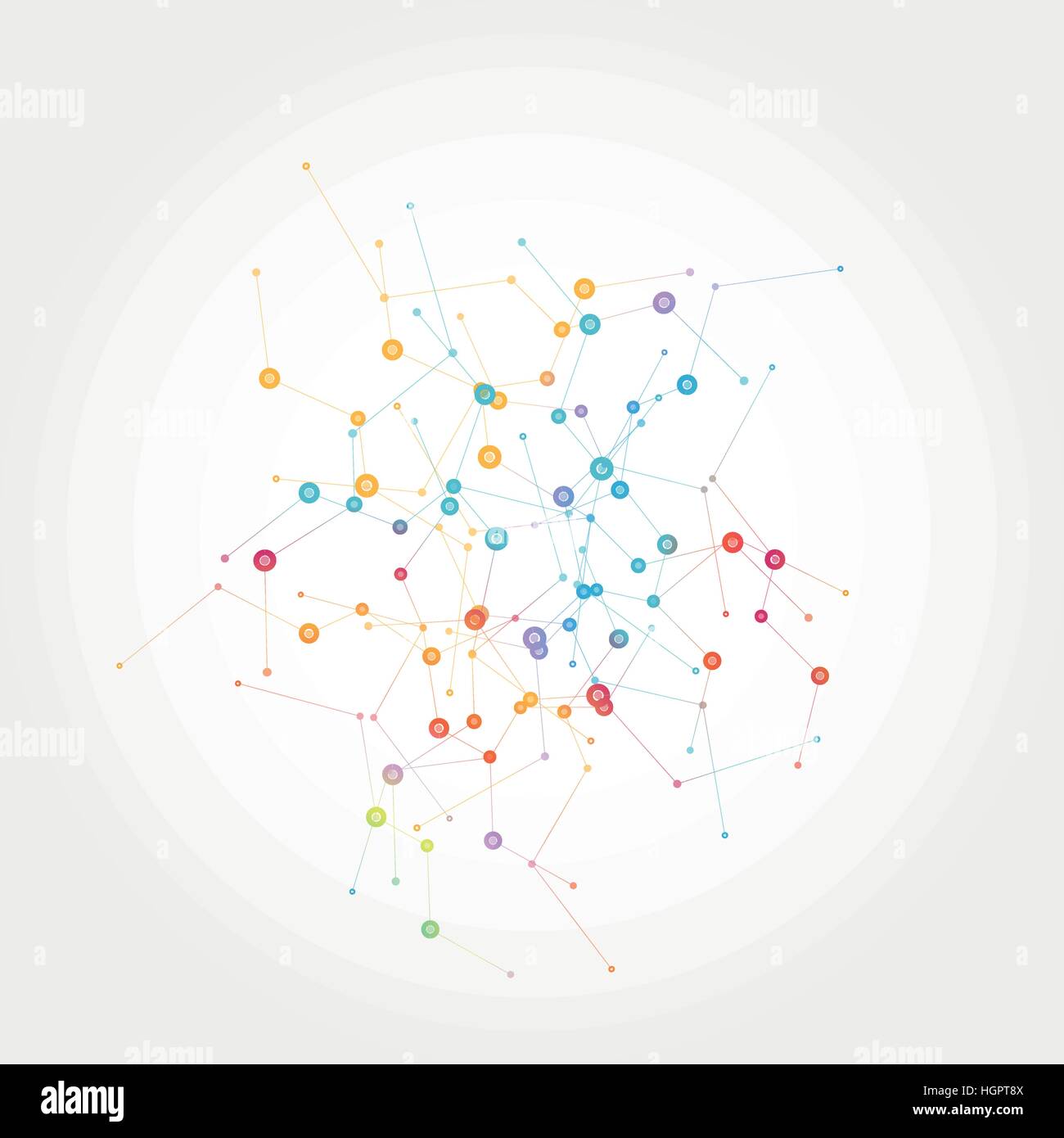 Vector Color Network Connection And Dna Atom Stock Vector Image And Art Alamy