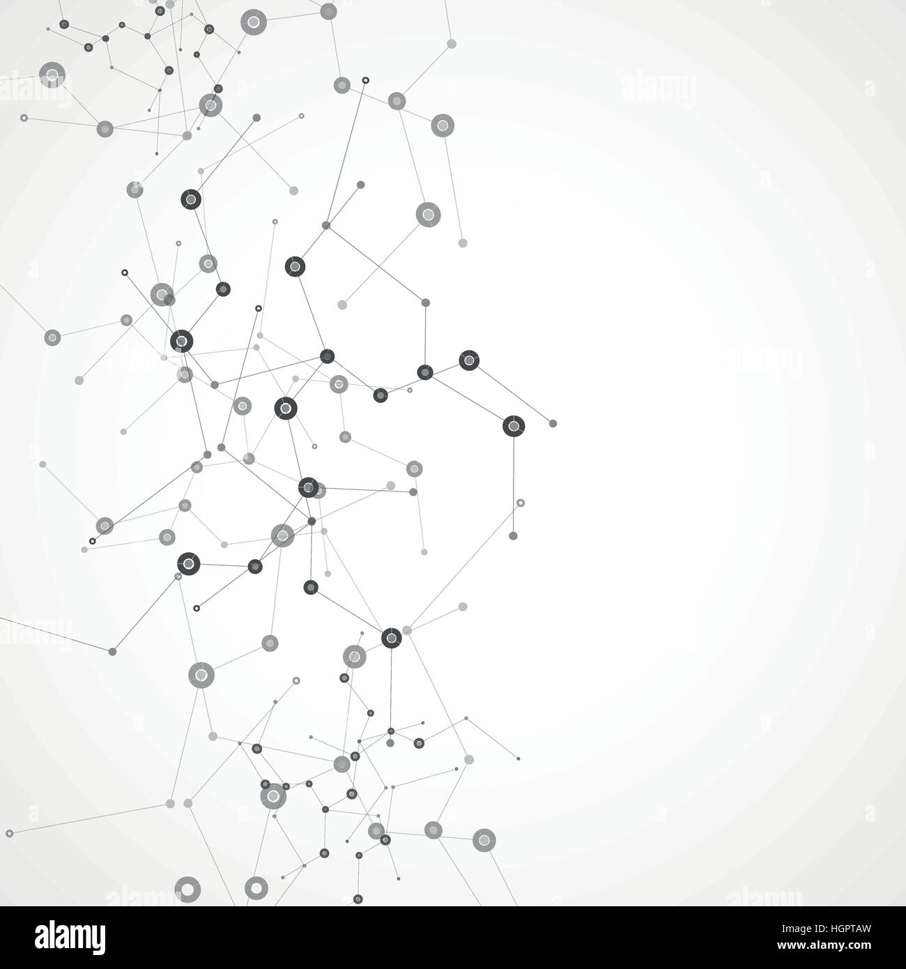 Vector color network connection and DNA atom Stock Vector Image & Art ...