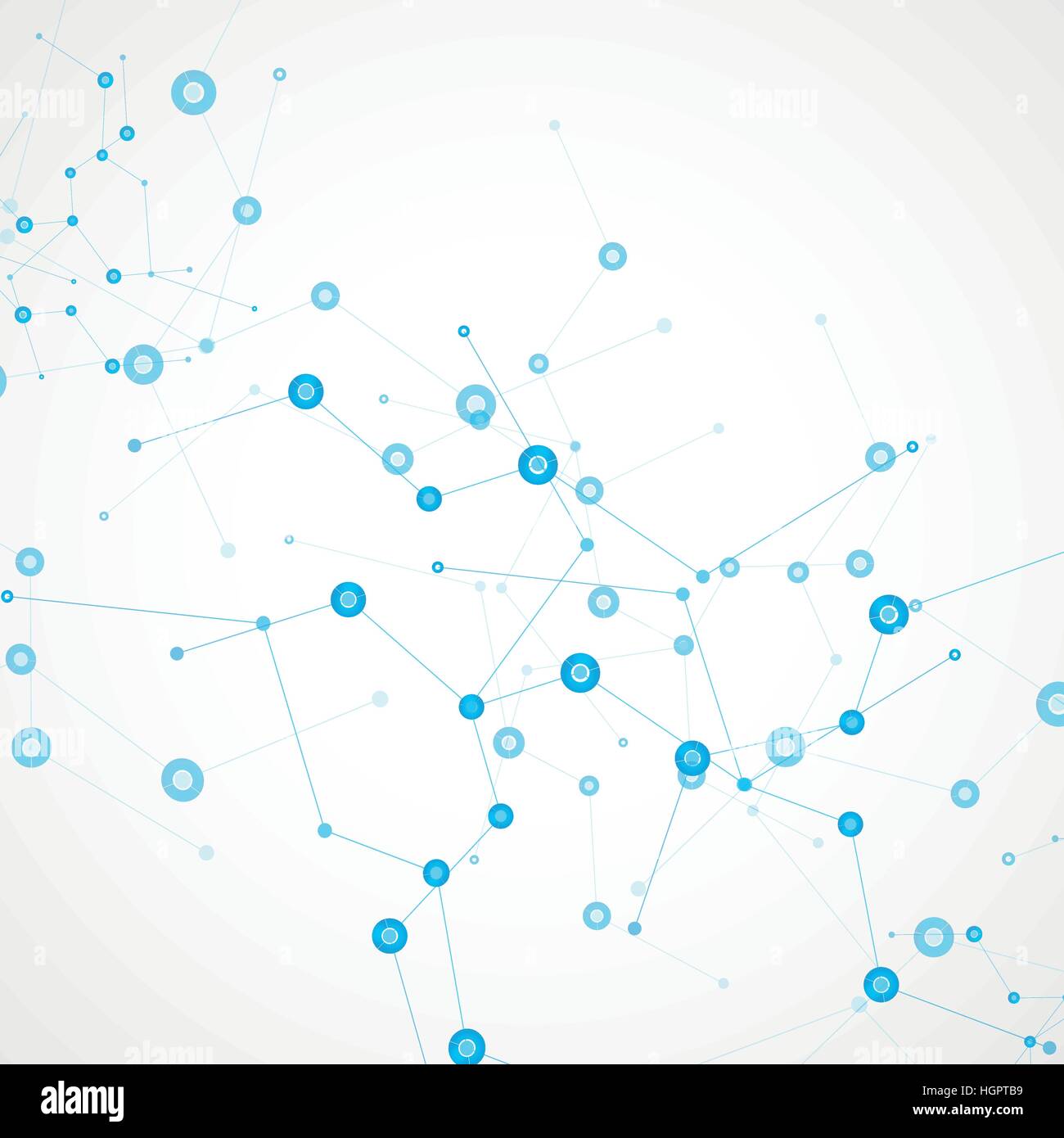Vector color network connection and DNA atom Stock Vector Image & Art ...
