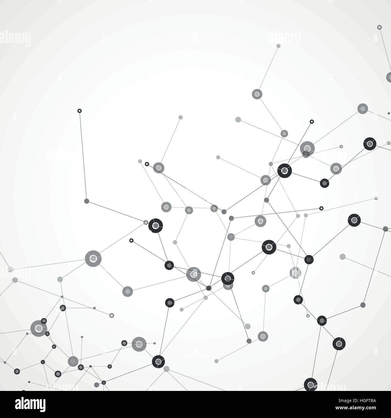 Vector color network connection and DNA atom Stock Vector Image & Art ...