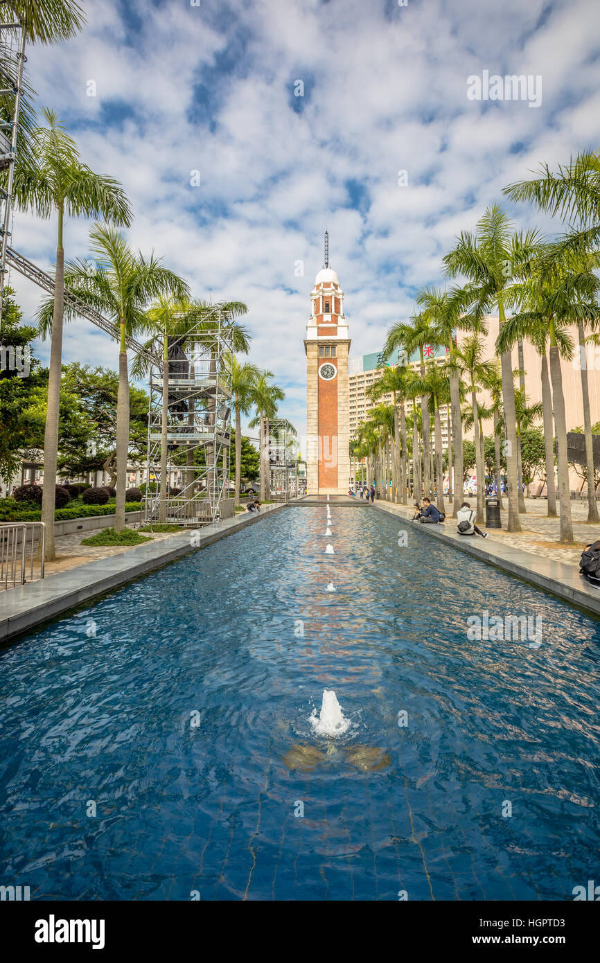 Clock Tower landscape Stock Photo - Alamy