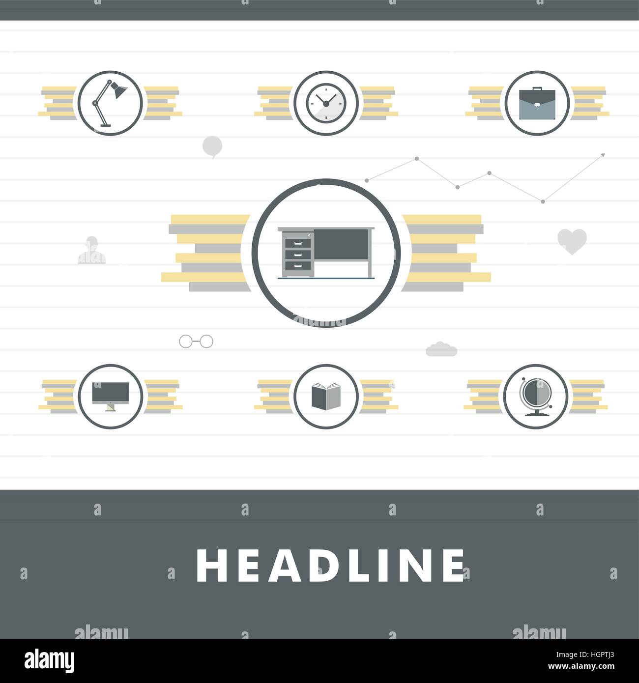 Empty interior design old Stock Vector Images - Alamy