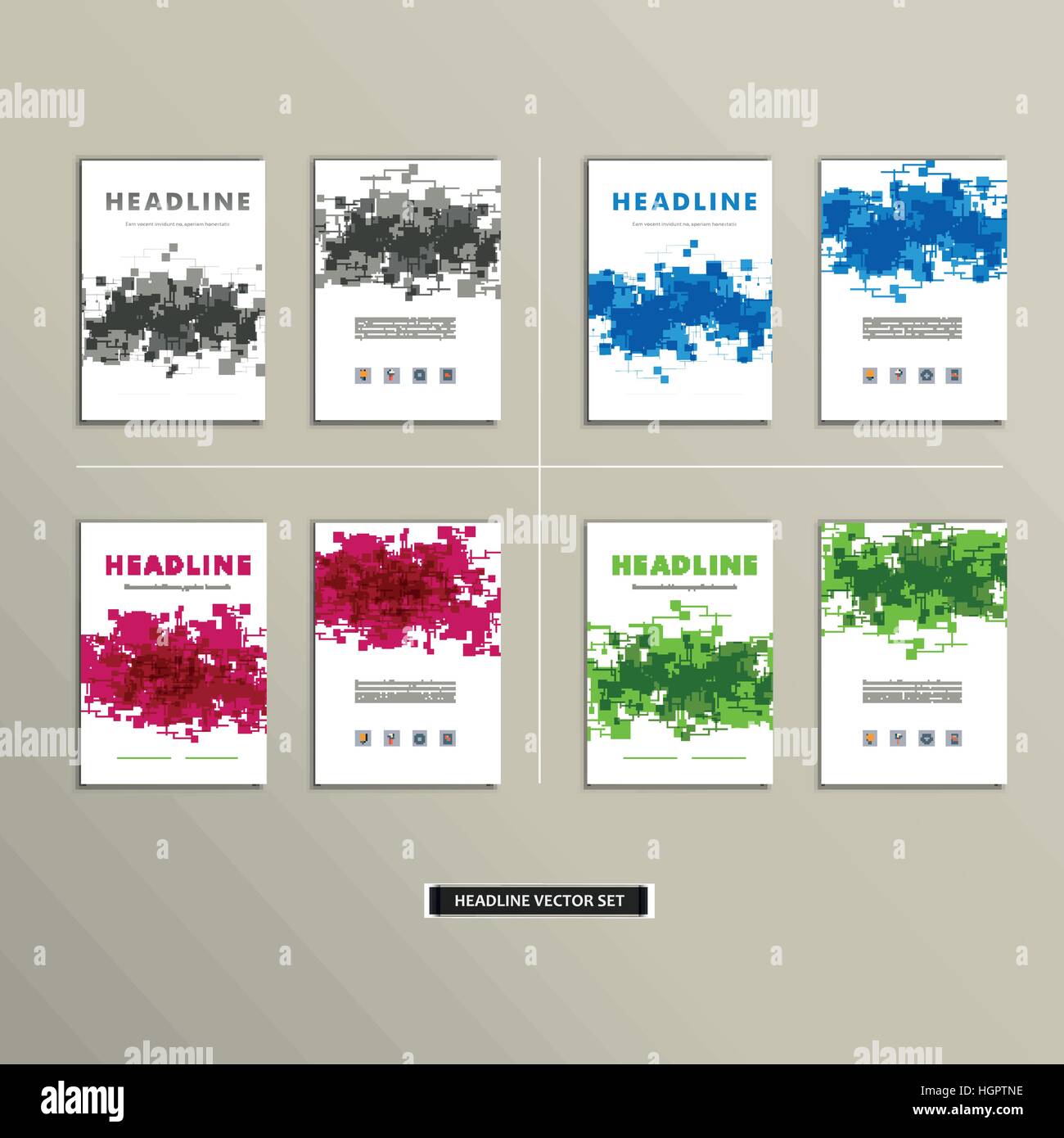 Front page magazine image Stock Vector Images - Alamy