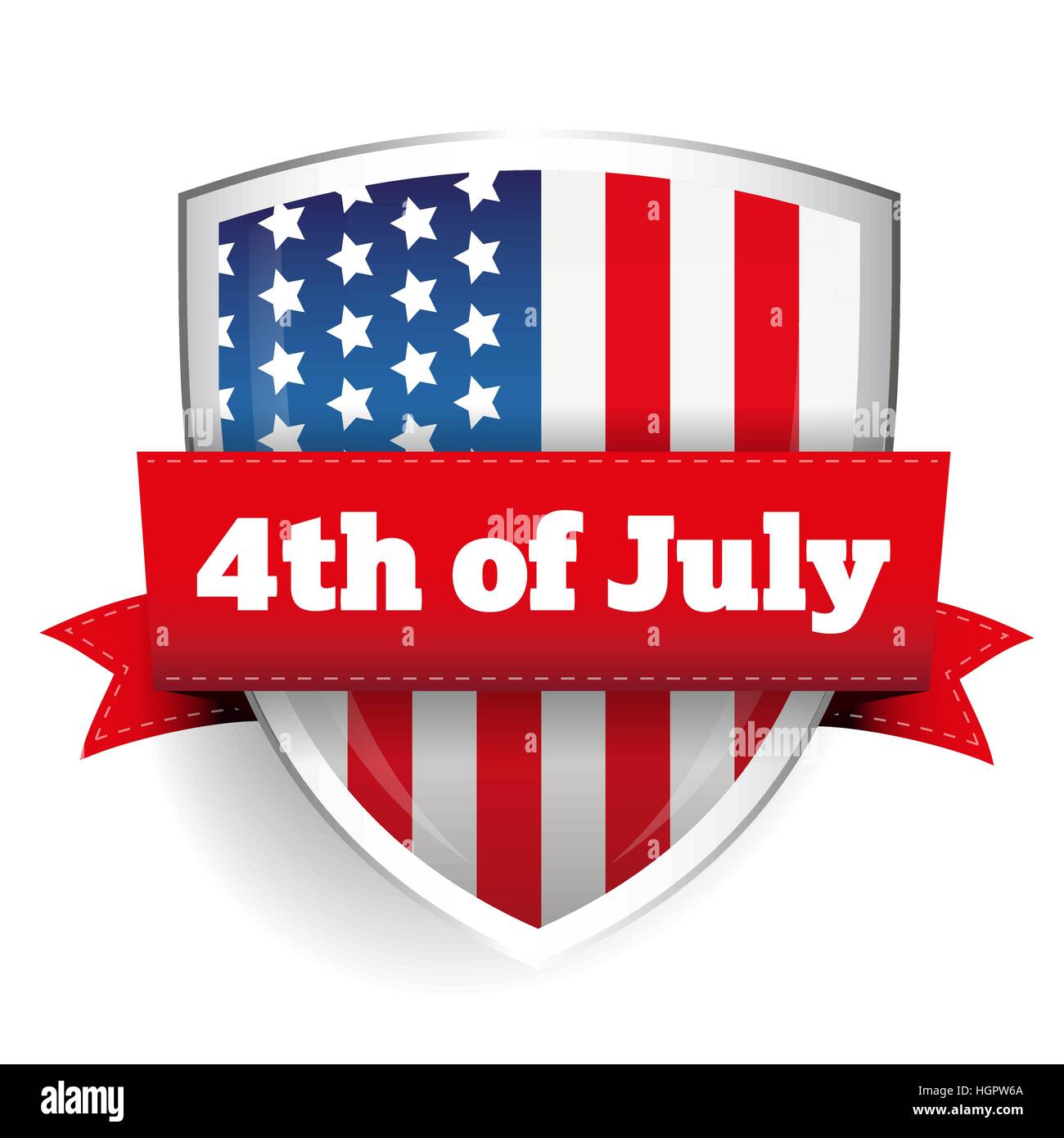 American flag shield stars Cut Out Stock Images & Pictures - Alamy