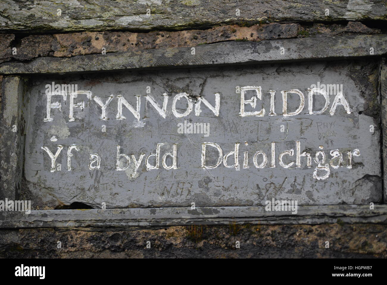 Welsh Sign High Resolution Stock Photography and Images - Alamy