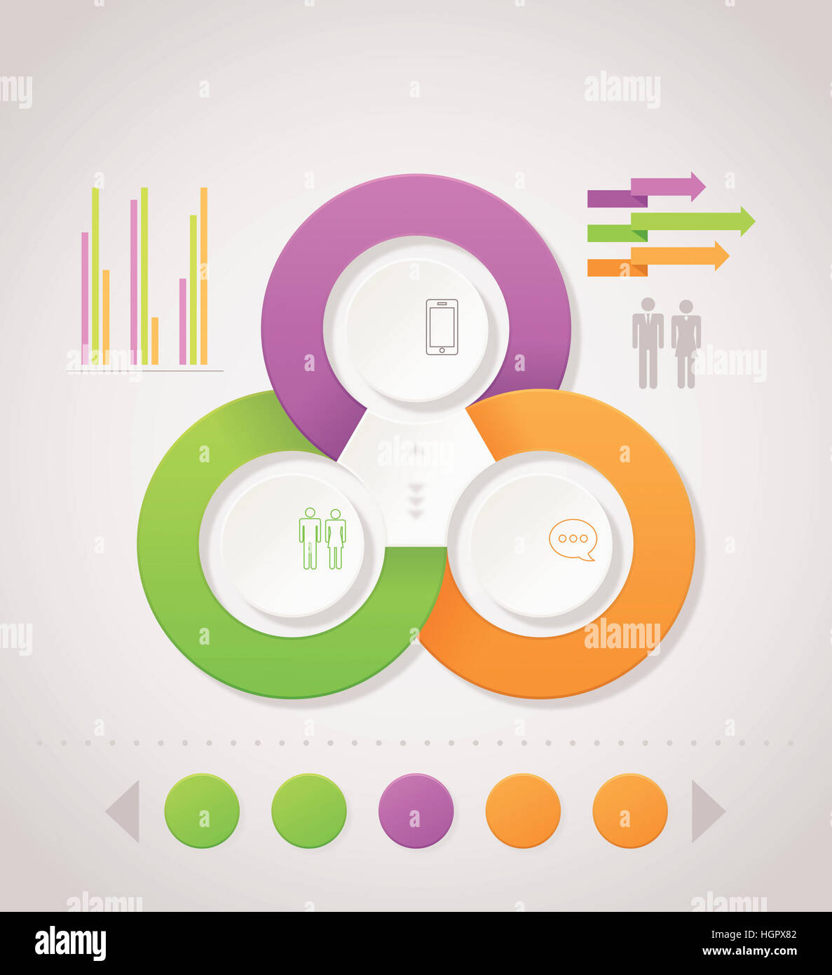 Infographic graphs and diagrams Stock Photo - Alamy