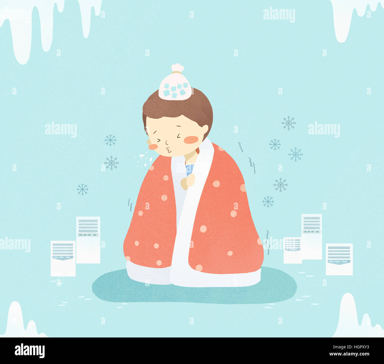 Man suffering from cold Stock Photo - Alamy