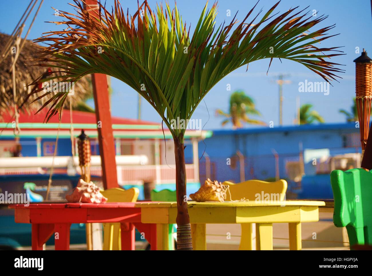 colorful Beach bar Stock Photo - Alamy