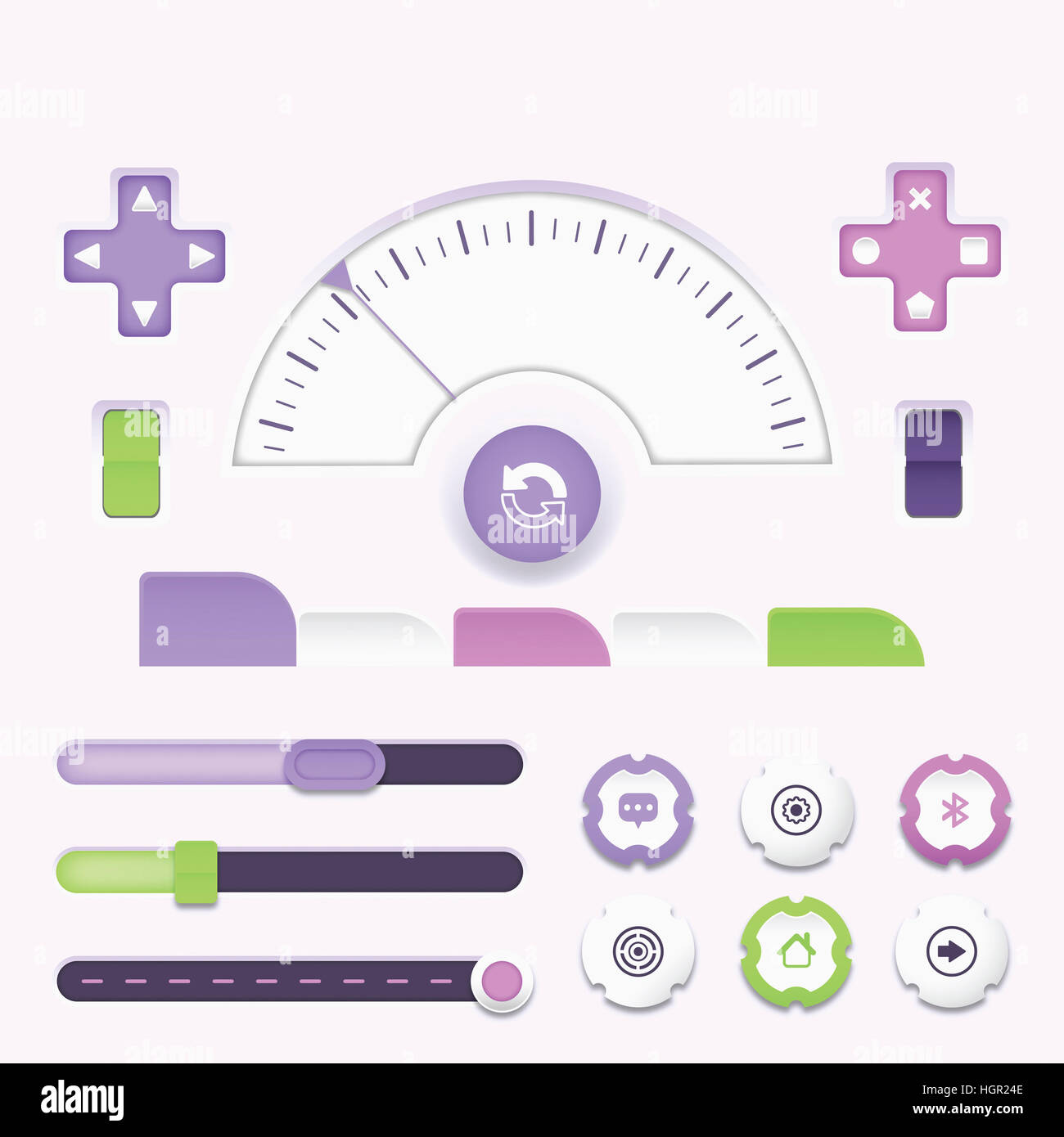 Elements of UI Stock Photo - Alamy