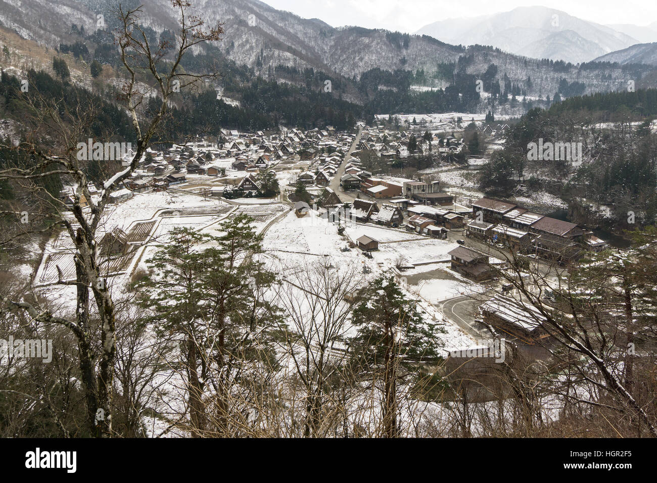 Gassho Zukuri (Gassho-style) House in Shirakawa-Go in Gifu, Japan Stock ...