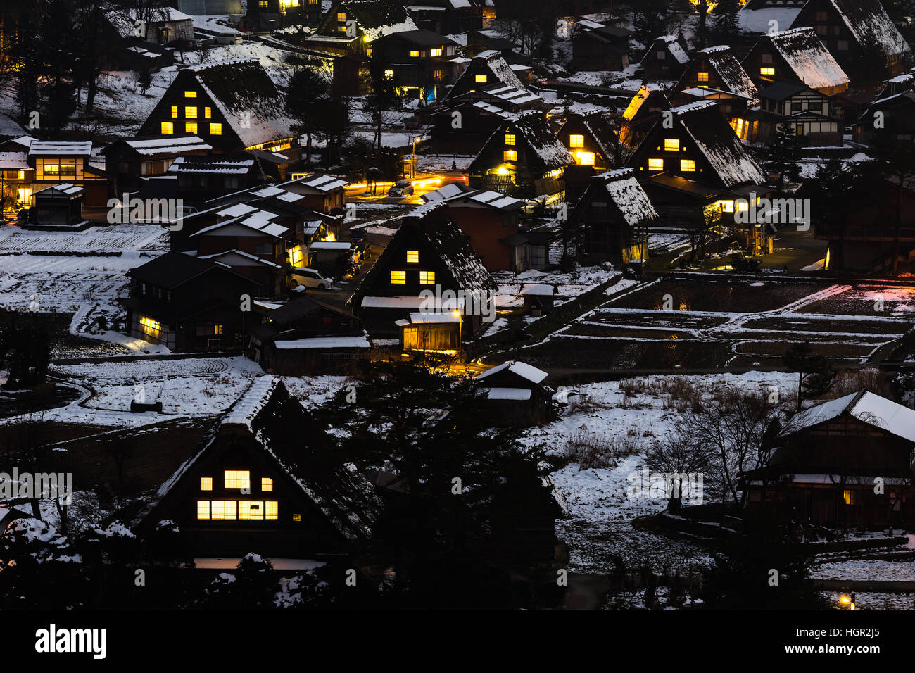 Gassho Zukuri (Gassho-style) House in Shirakawa-Go in Gifu,Japan Stock ...
