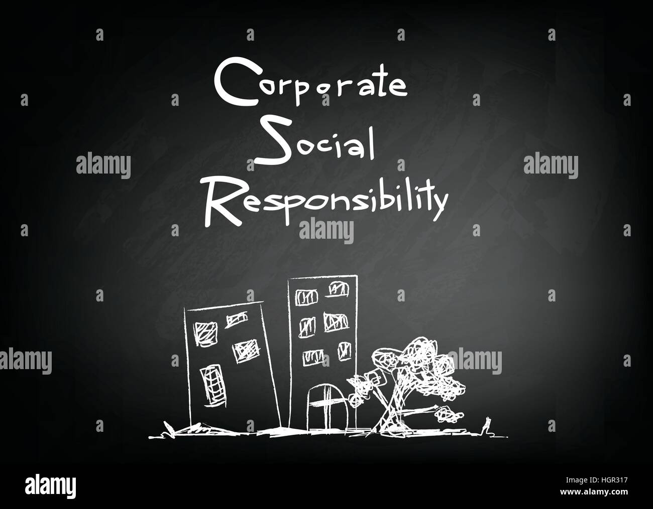 Business Concepts, CSR Abbreviation or Corporate Social Responsibility ...