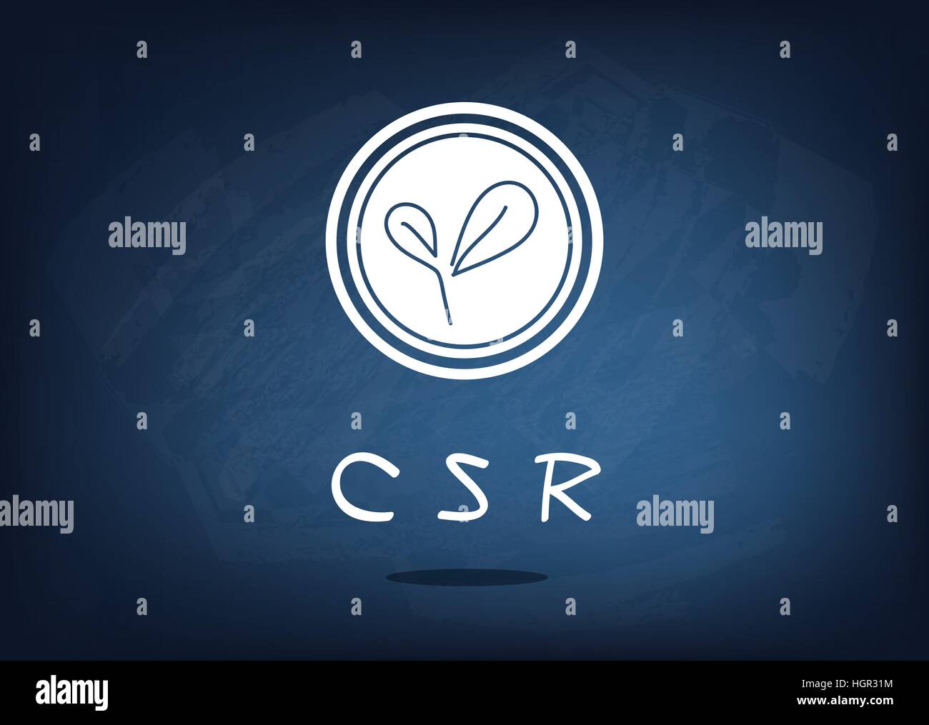 Csr social responsibility tree vector Stock Vector Images - Alamy