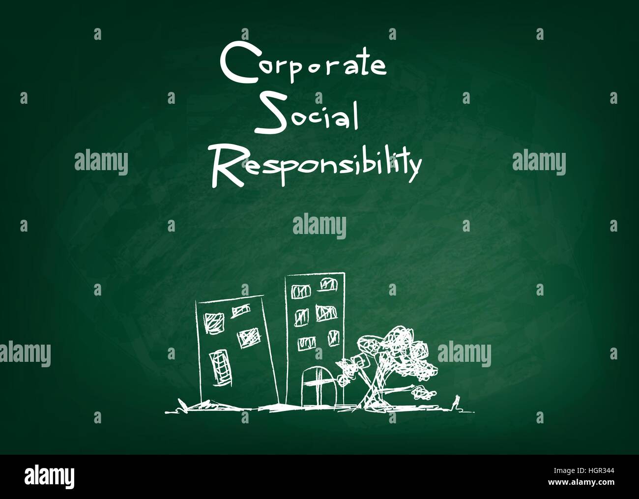 Business Concepts, CSR Abbreviation or Corporate Social Responsibility ...