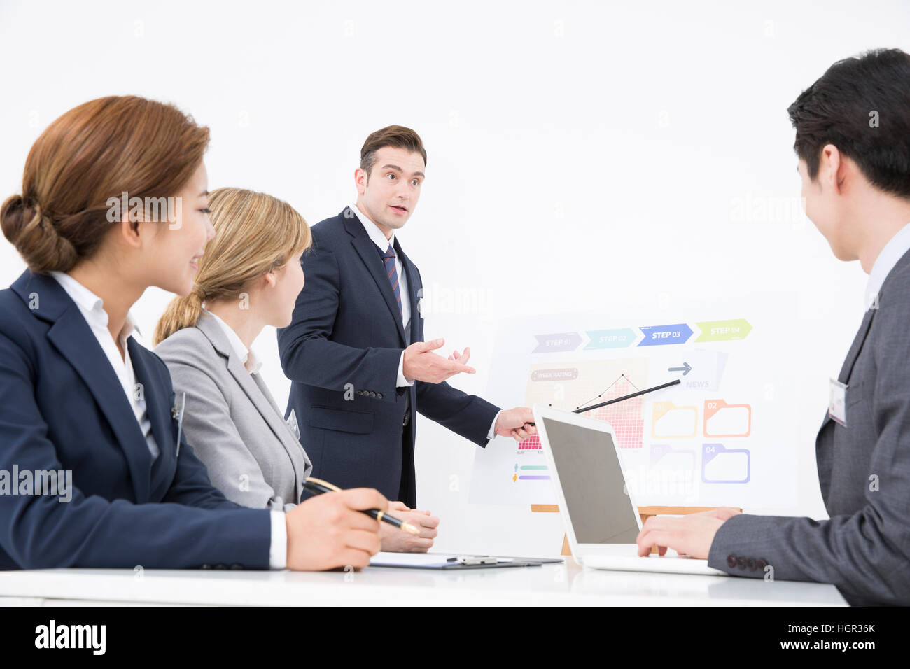 Presentation emotion hi-res stock photography and images - Alamy